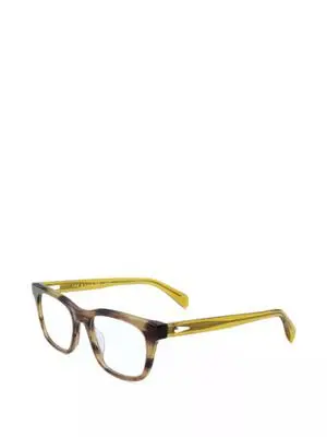 Rag & Bone Horn-effect Rectangle-frame Glasses