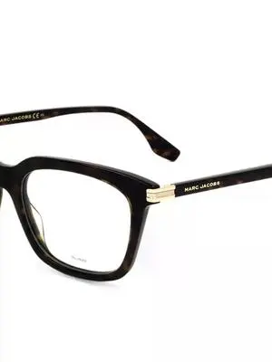 Marc Jacobs Tortoiseshell-effect Square-frame Glasses - Brown