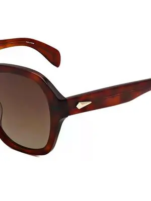 Rag & Bone Elly Geometric Frame Sunglasses