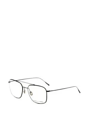 Porsche Design Double-bridge Geometric-frame Glasses - Blue