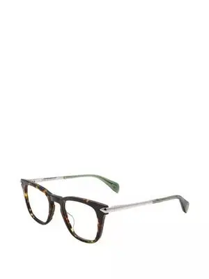 Rag & Bone Tortoiseshell-effect Square-frame Glasses