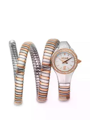 Just Cavalli Round-face 22mm Watch - Silver