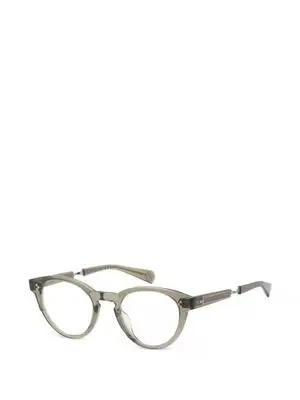 Garrett Leight Audrey Round Frame Eyeglasses - Green