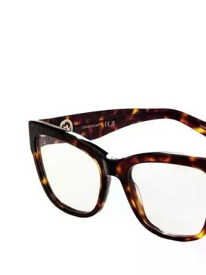 Longchamp Tortoiseshell-effect Glasses - Brown