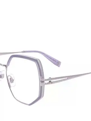 Marc Jacobs Geometric-frame Glasses - Purple