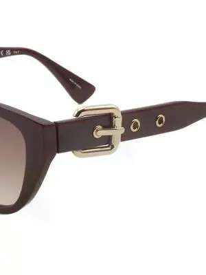 Moschino Cat Eye Buckle Detail Sunglasses