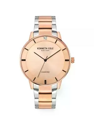 KENNETH COLE Round-face 43mm Watch - Pink