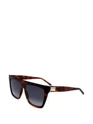 BOSS Tortoiseshell-effect Square-frame Sunglasses - Brown