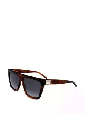 BOSS Tortoiseshell-effect Square-frame Sunglasses - Brown