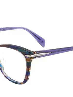 Rag & Bone Cat-eye Frame Eyeglasses - Brown