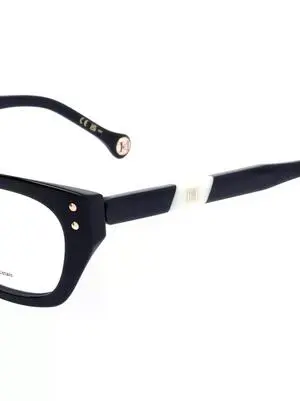 Carolina Herrera Logo-plaque Cat-eye Glasses - Black