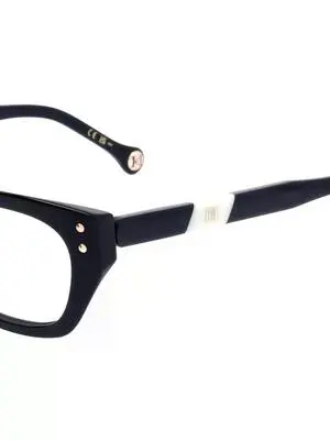 Carolina Herrera Logo-plaque Cat-eye Glasses - Black