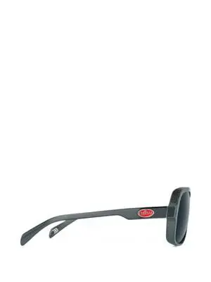 BUGATTI Logo-plaque Pilot-frame Sunglasses
