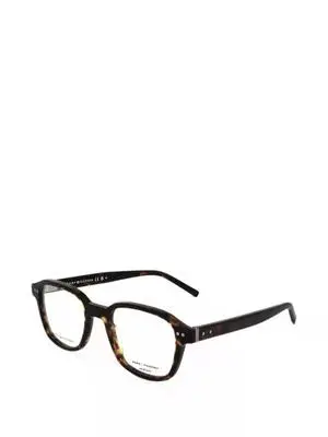 Tommy Hilfiger Tortoiseshell-effect Square-frame Glasses - Brown