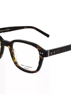 Tommy Hilfiger Tortoiseshell-effect Square-frame Glasses