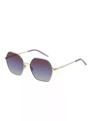 BOSS Hexagonal-frame Gradient Sunglasses