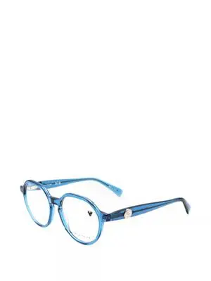 Longchamp Round-frame Glasses - Blue
