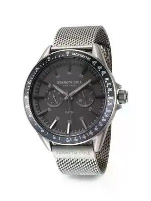 KENNETH COLE Round-face 43mm Watch - Black
