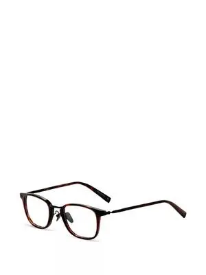 John Varvatos Tortoiseshell-effect Square-frame Glasses - Brown