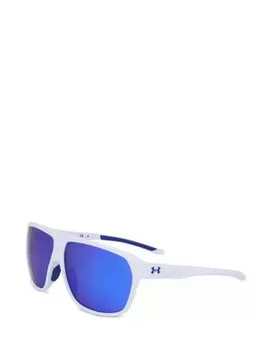 Under Armour Dominate Square-frame Sunglasses - White
