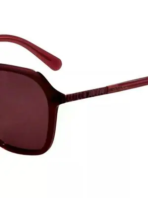 SWAROVSKI Crystal Embellished Geometric Frame Sunglasses