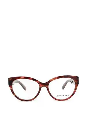 Longchamp Cat-eye Tortoiseshell-effect Glasses Black
