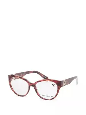 Longchamp Cat-eye Tortoiseshell-effect Glasses - Black