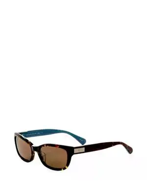 Kate Spade New York Tortoiseshell-effect Rectangle-frame Glasses - Brown