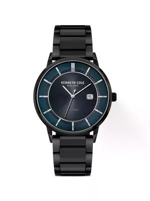 KENNETH COLE 40mm Watch With Link Bracelet - Blue