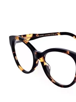Marc Jacobs Tortoiseshell-effect Cat-eye Glasses