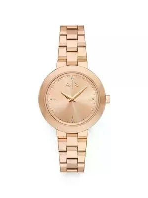 Armani Exchange Jackie Crystal-embellished 36mm Watch - Pink
