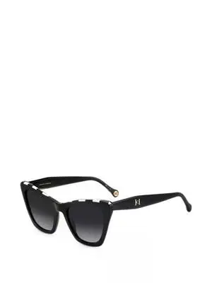 Carolina Herrera Striped Cat-eye Sunglasses