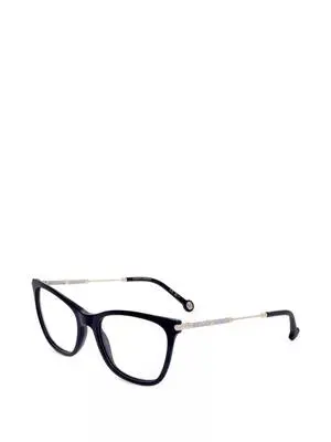 Carolina Herrera Glitter Embellished Cat-eye Glasses - Black