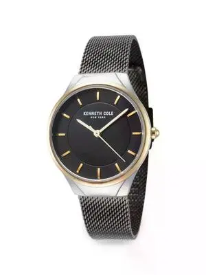 KENNETH COLE Mesh-strap 32mm Watch - Black