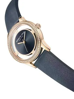 KENNETH COLE Crystal-embellished 36mm Watch