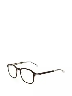 BOSS Geometric Frame Eyeglasses - Brown