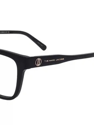 Marc Jacobs Logo-plaque Square-frame Glasses