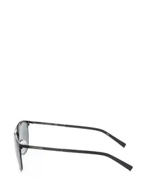 Calvin Klein Matte Double-bridge Sunglasses
