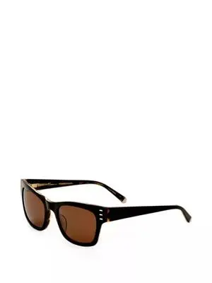TURA Ramona Square-frame Sunglasses - Black