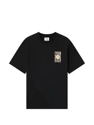 Casablanca Hermons Mirage-print T-shirt - Black