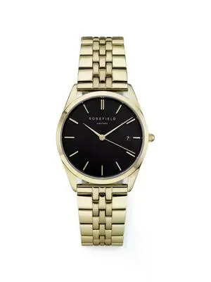 ROSEFIELD Ace 33mm Watch With Dial And Link Bracelet - Black