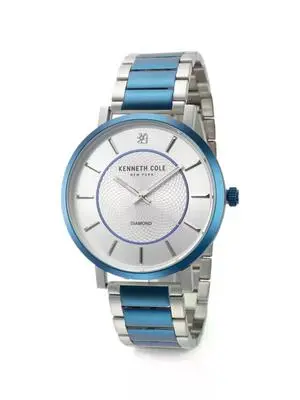 KENNETH COLE Diamond 42mm Watch - Silver