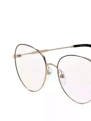 Marc Jacobs Geometric-frame Glasses - Gold
