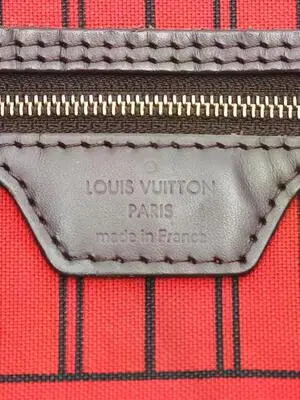 LOUIS VUITTON 2016 Damier Ebene Neverfull Mm Tote Bag