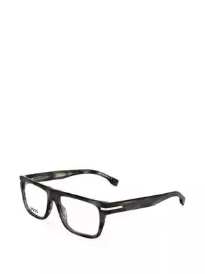 BOSS Rectangle-frame Glasses - Grey