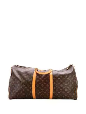 LOUIS VUITTON Keepall Bag Monogram Canvas 60 Travel Bag - Brown