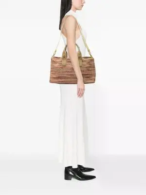 Prada Tweed Satchel Bag