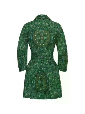 Cara Cara Raya Paisley-print Mini Shirt Dress