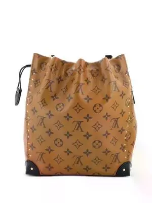 LOUIS VUITTON Noe Trunk Bag Pm Bucket Bag Reverse Monogram Canvas - Brown