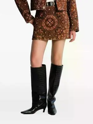 Cara Cara Chrissy Bandana-print Mini Skirt
